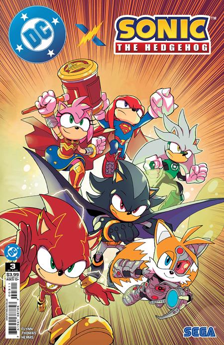 DC x Sonic The Hedgehog #3 (of 5) Cover A Pablo M Collar | 20 May 2025 ...
